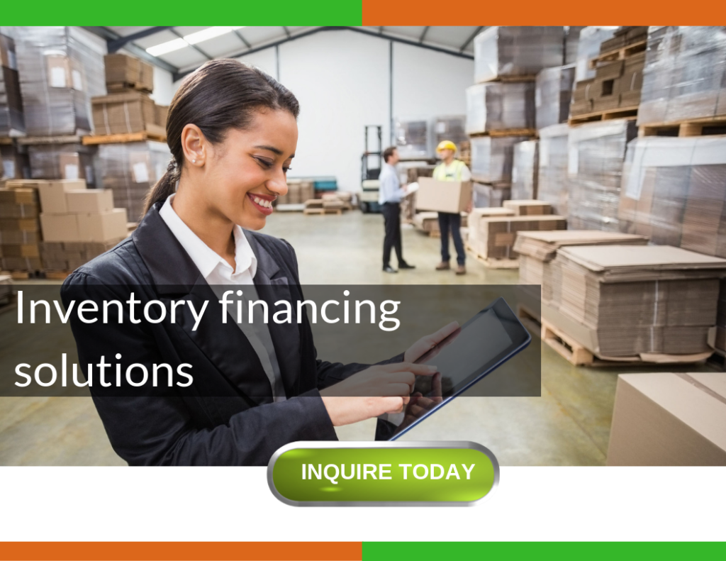 Inventory Financing & Inventory Loans have improved cash flow